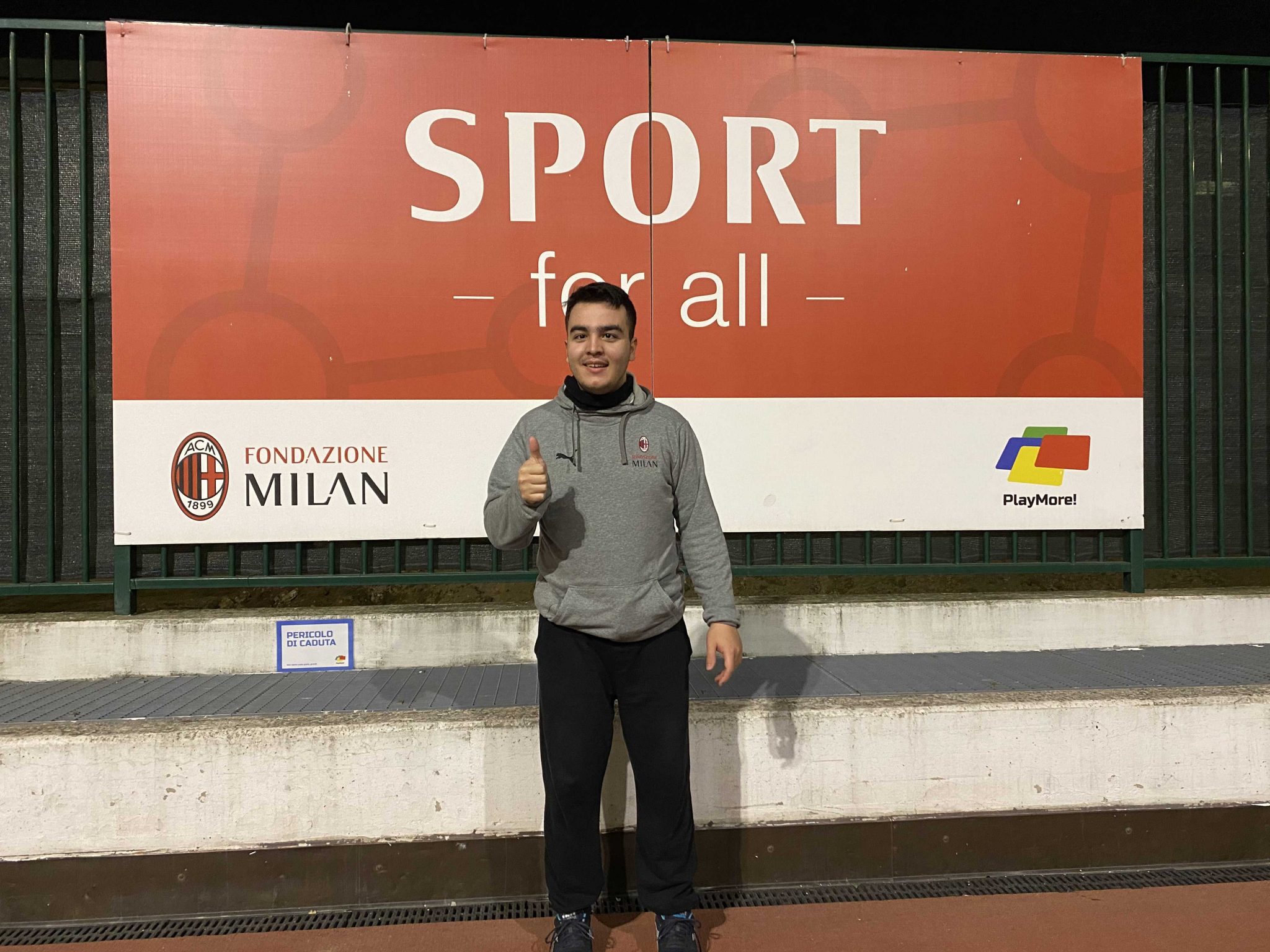 Fabio, his dream becomes reality! | Sport for All - Fondazione Milan
