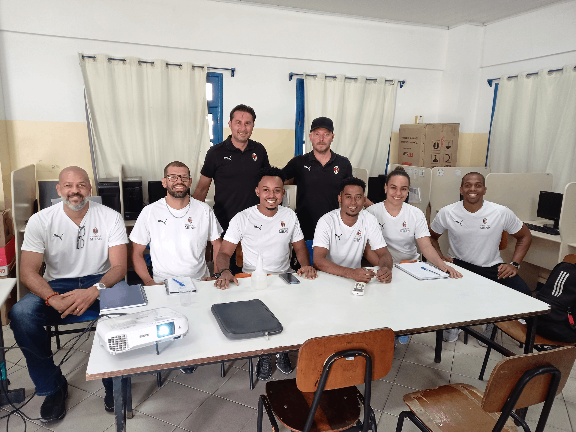 AC Milan Coaches Train Bahian Youth Coaches